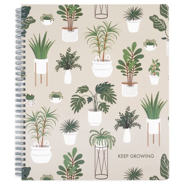 Large Notebook, Sage Plants - Steel Mill Gifts