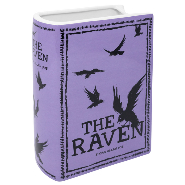 Large Book Vase, The Raven - Steel Mill Gifts