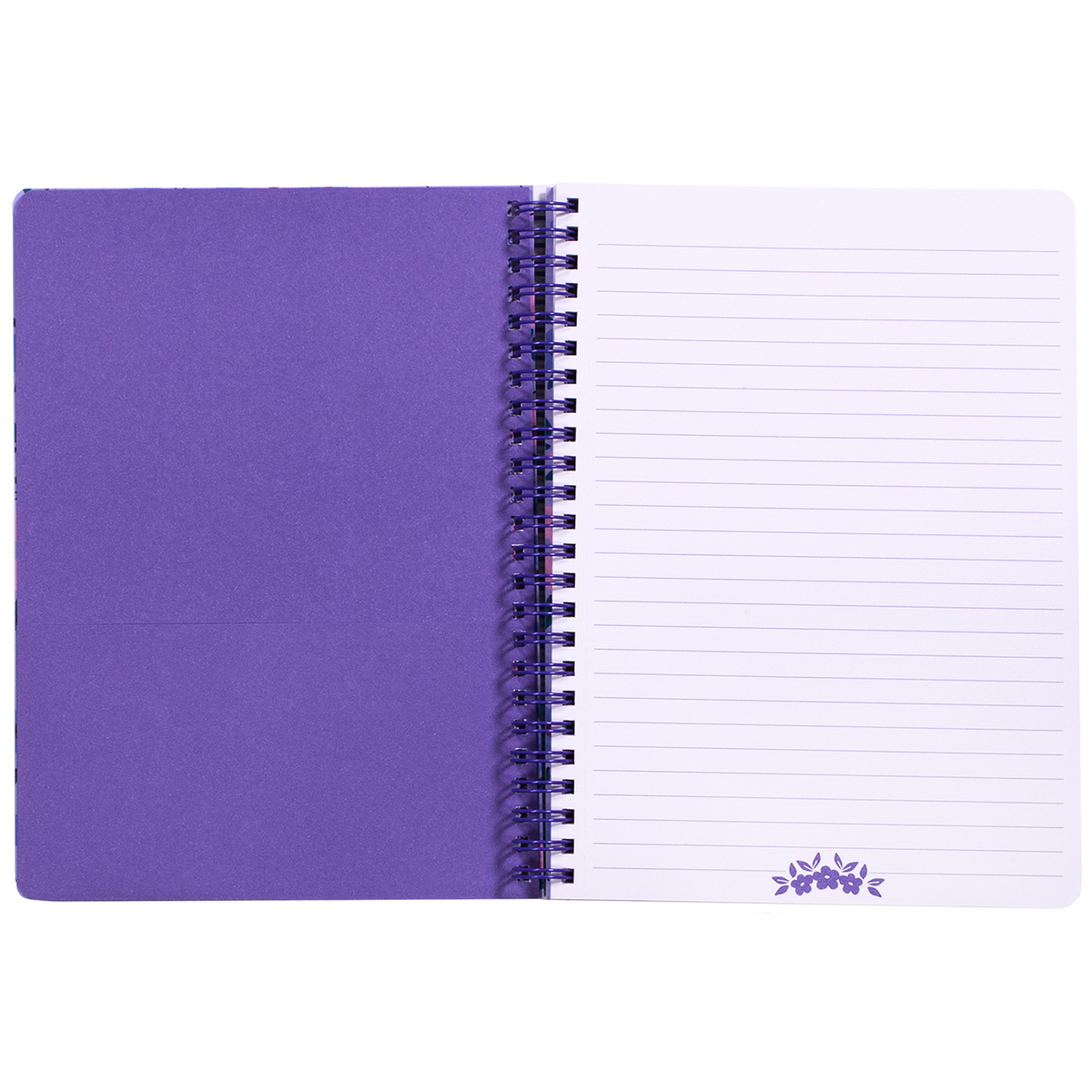 Mini Notebook, Lilac Floral - Steel Mill Gifts